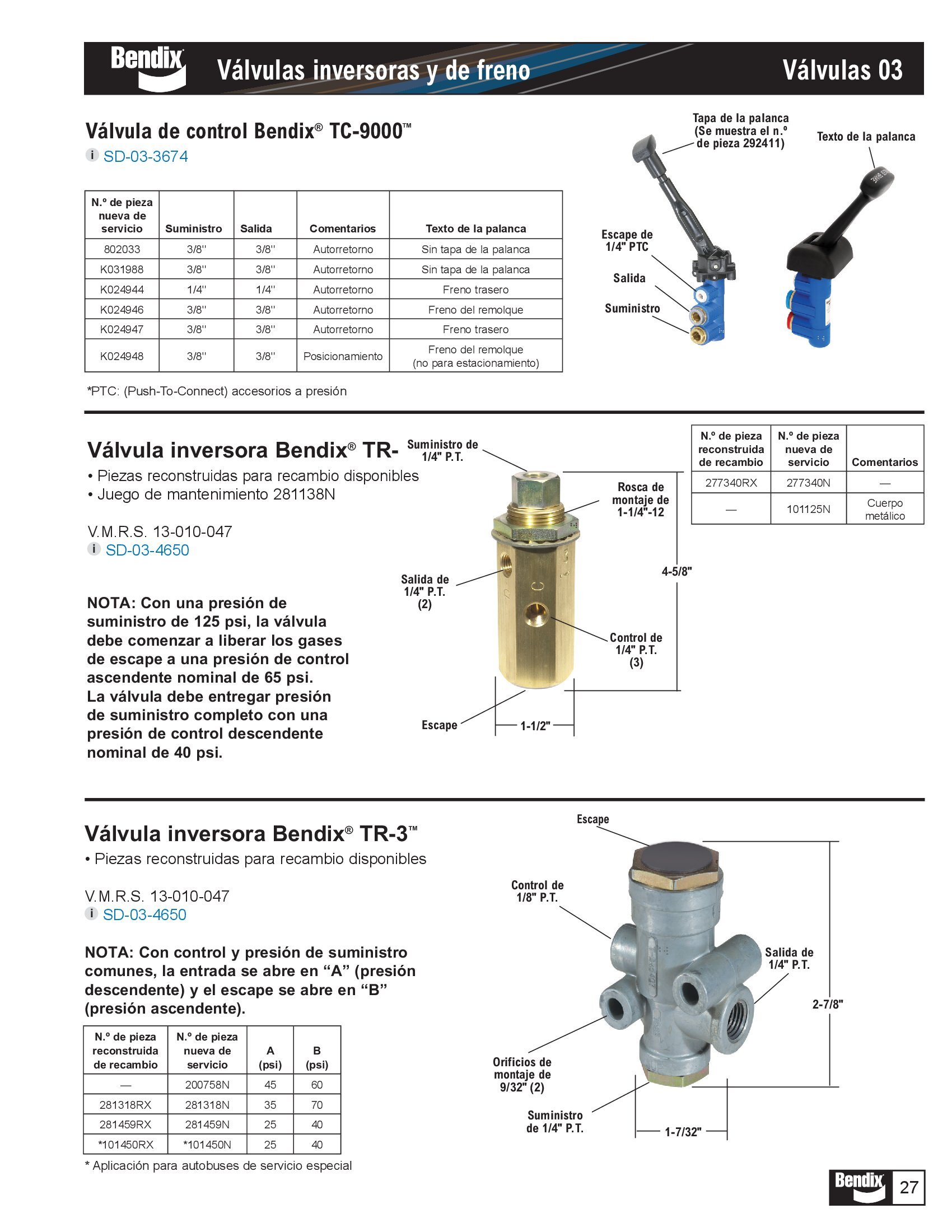 BENDIX CHILE - Catálogo de referencia rápida
